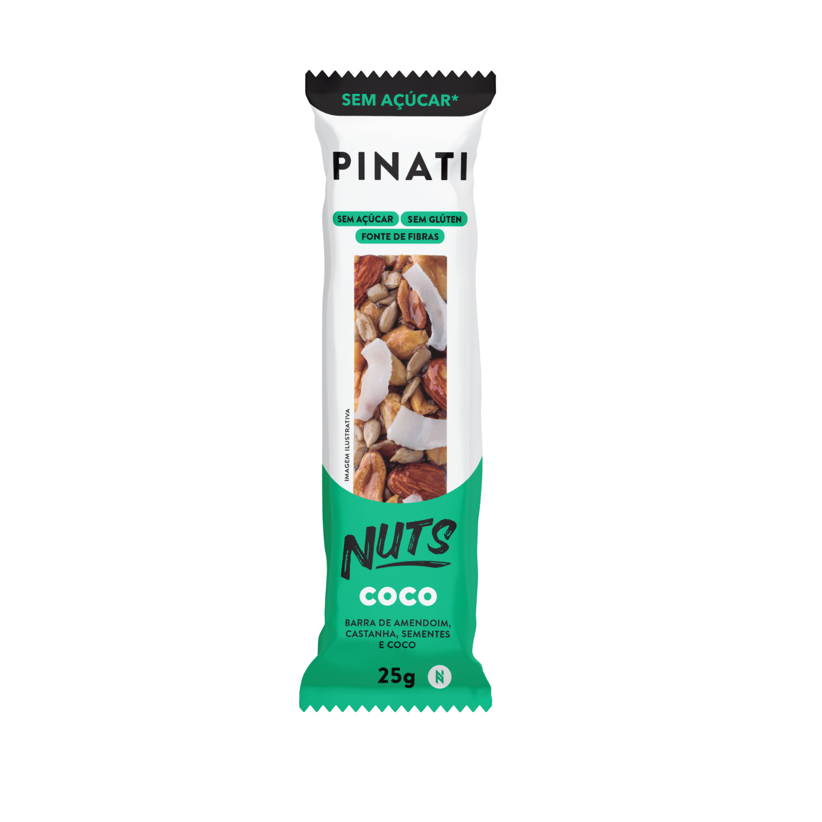 PINATI NUTS CHIPS DE COCO ZERO 25g – PINATI SNACKS