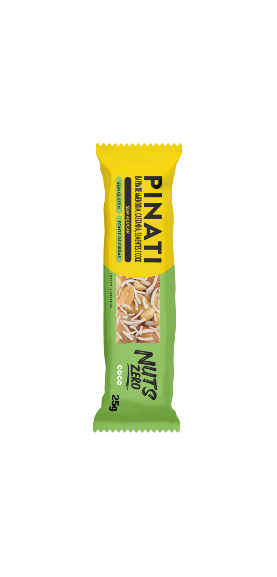 PINATI NUTS CHIPS DE COCO ZERO 25g